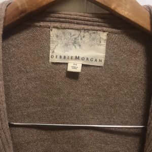 bebbie & margon | Sweaters | Debbie Morgan Cardigan Sweater With Ruffle ...